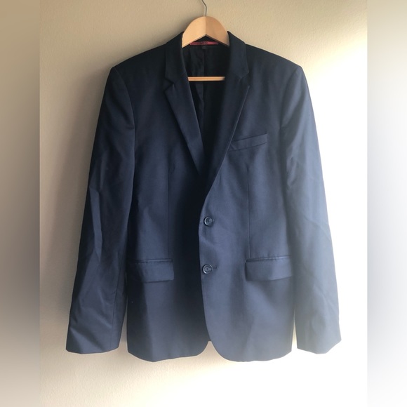 Hugo Boss | Suits & Blazers | Hugo Boss Mens Navy Blue Suit Jacket Size ...